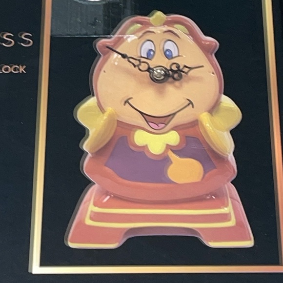 Disney | Wall Decor | Disney Princess Cogsworth Ceramic Table Clock ...